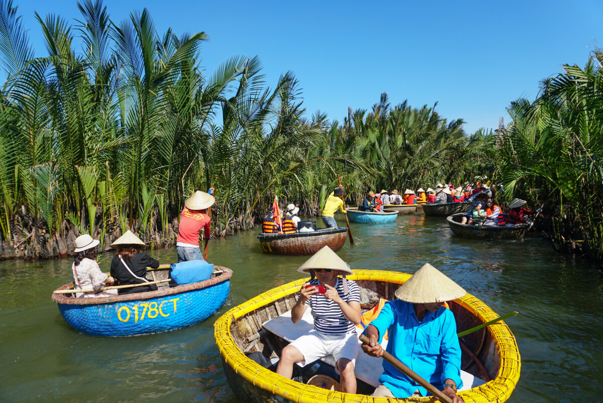 Coconut Forest Mekong Delta In Hoi An Elephant Travel